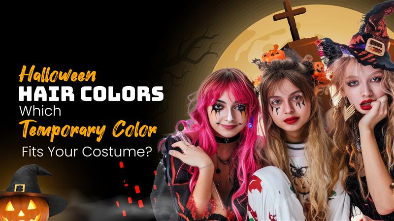 how to color hair for halloween