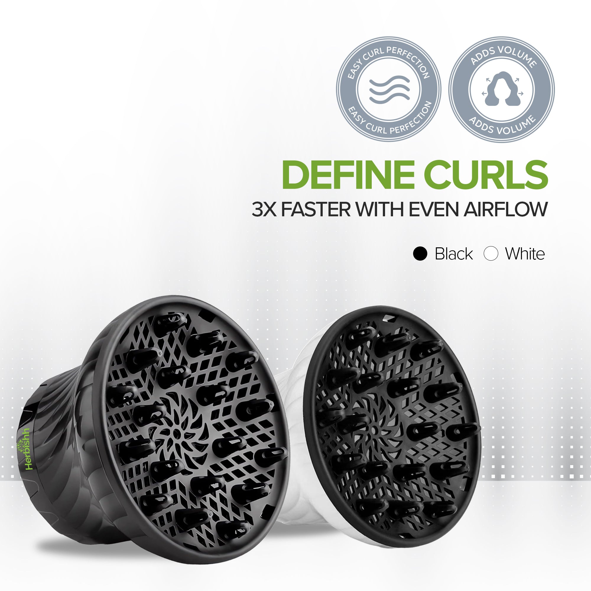 Hair Dryer Diffusers for Curly & Wavy Hair | Herbishh – herbishh.com